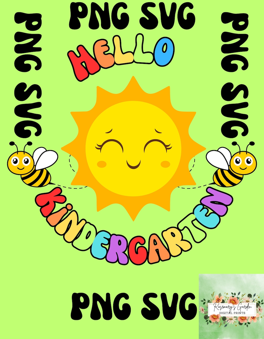 Hello School, Prek, Kindergarten, First, Second, Third, Fourth, Fifth ...