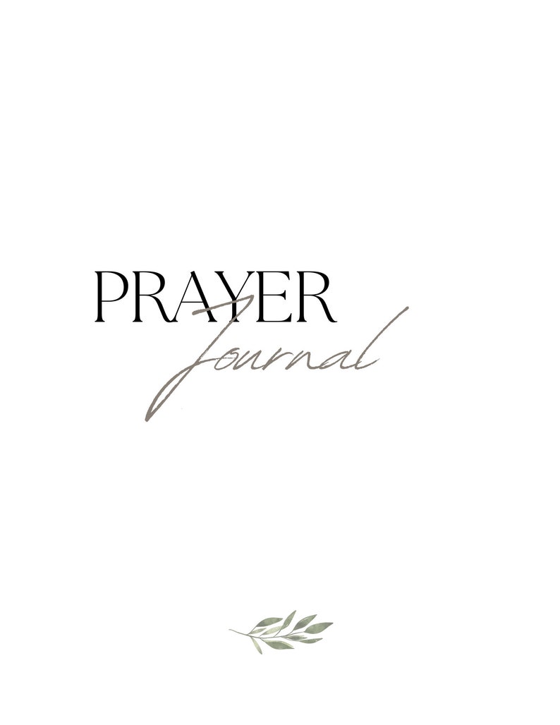 Guided Prayer Journal Printable - Etsy