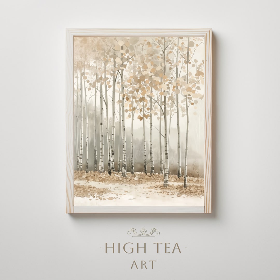 Printable Forest Landscape Oil Painting Digital Art Print Fall Autumn ...