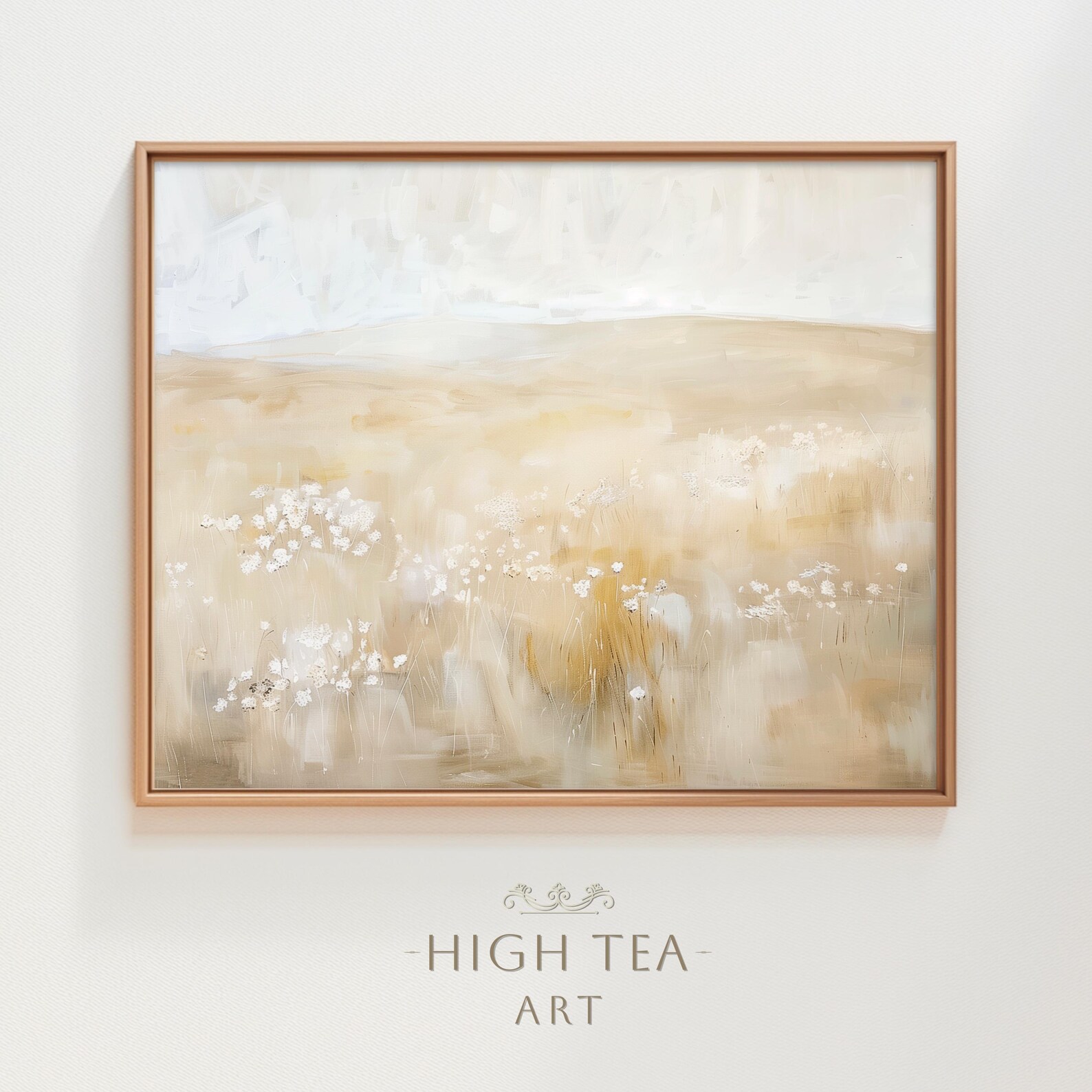 Printable Countryside Landscape Oil Painting Digital Art Print Rustic ...