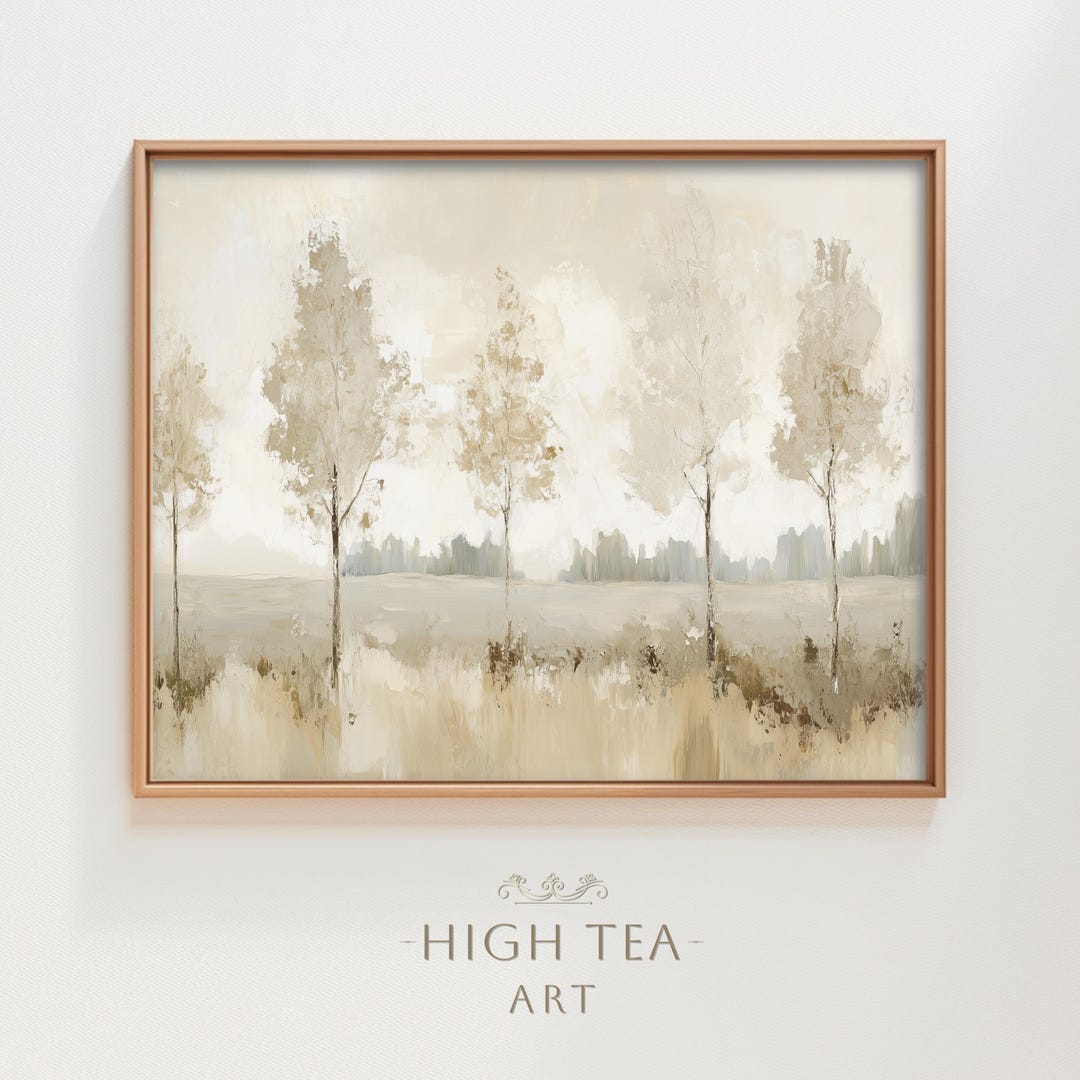 Abstract Trees Oil Painting Digital Download Art Print Printable ...