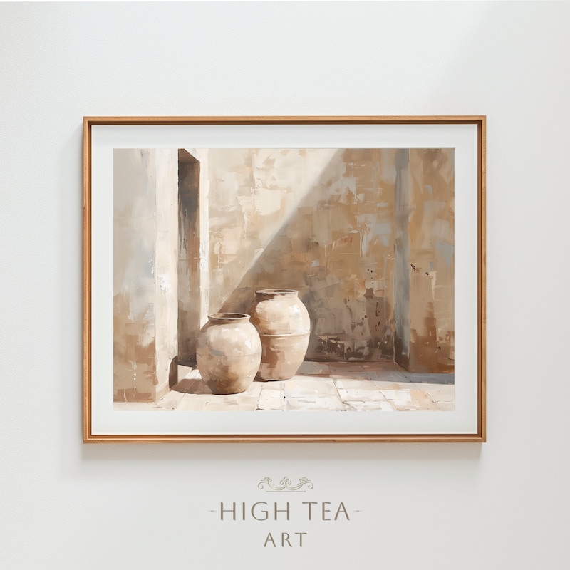 Oil Painting Clay Pot - Etsy