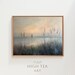 Printable Lakeside Countryside Landscape Oil Painting Digital Art Print ...