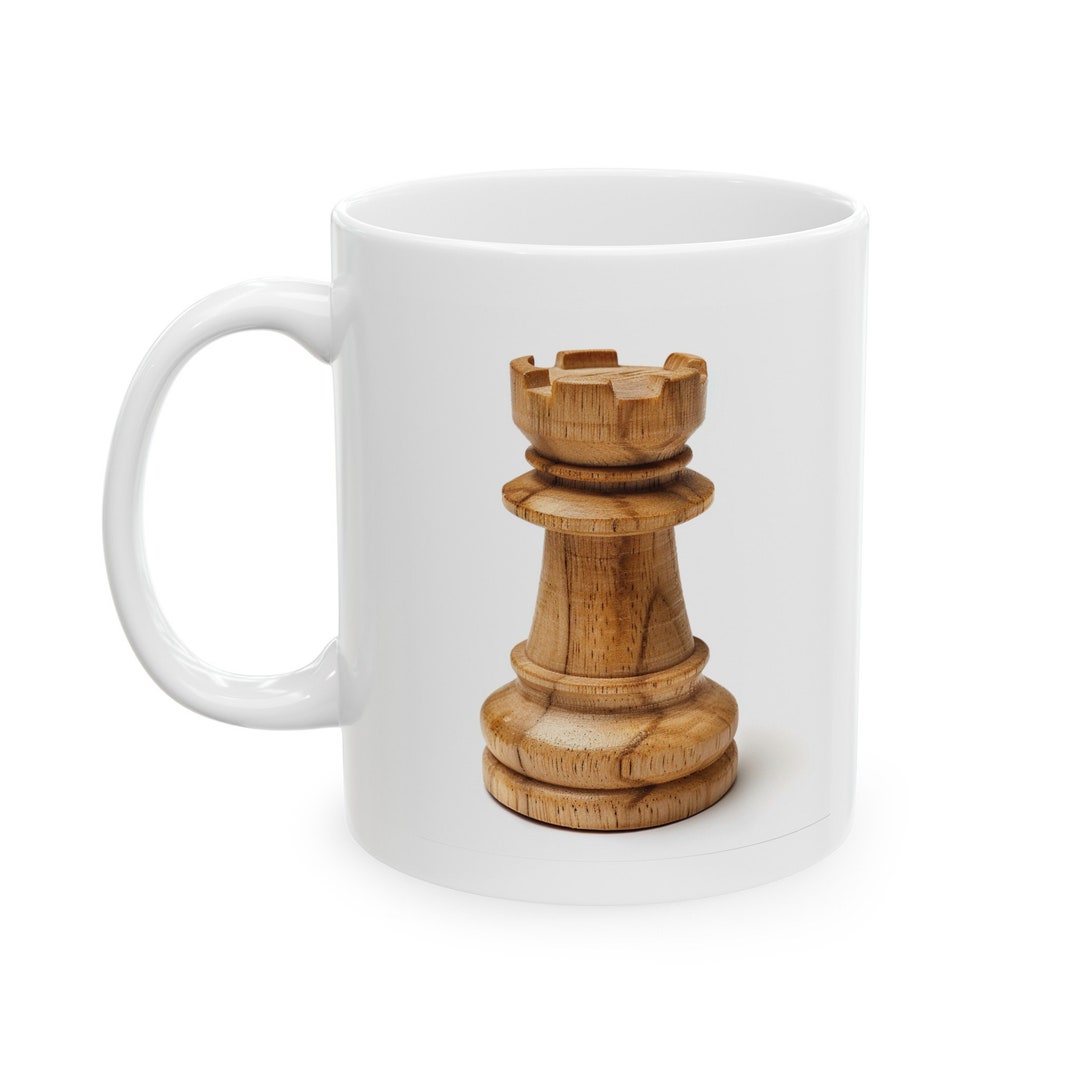 Rook Piece Mug, Chess Mug, Chess Gift, Funny Chess Mug, Gifts for Him ...