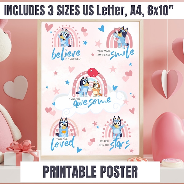 Bluey Poster Wall - Etsy