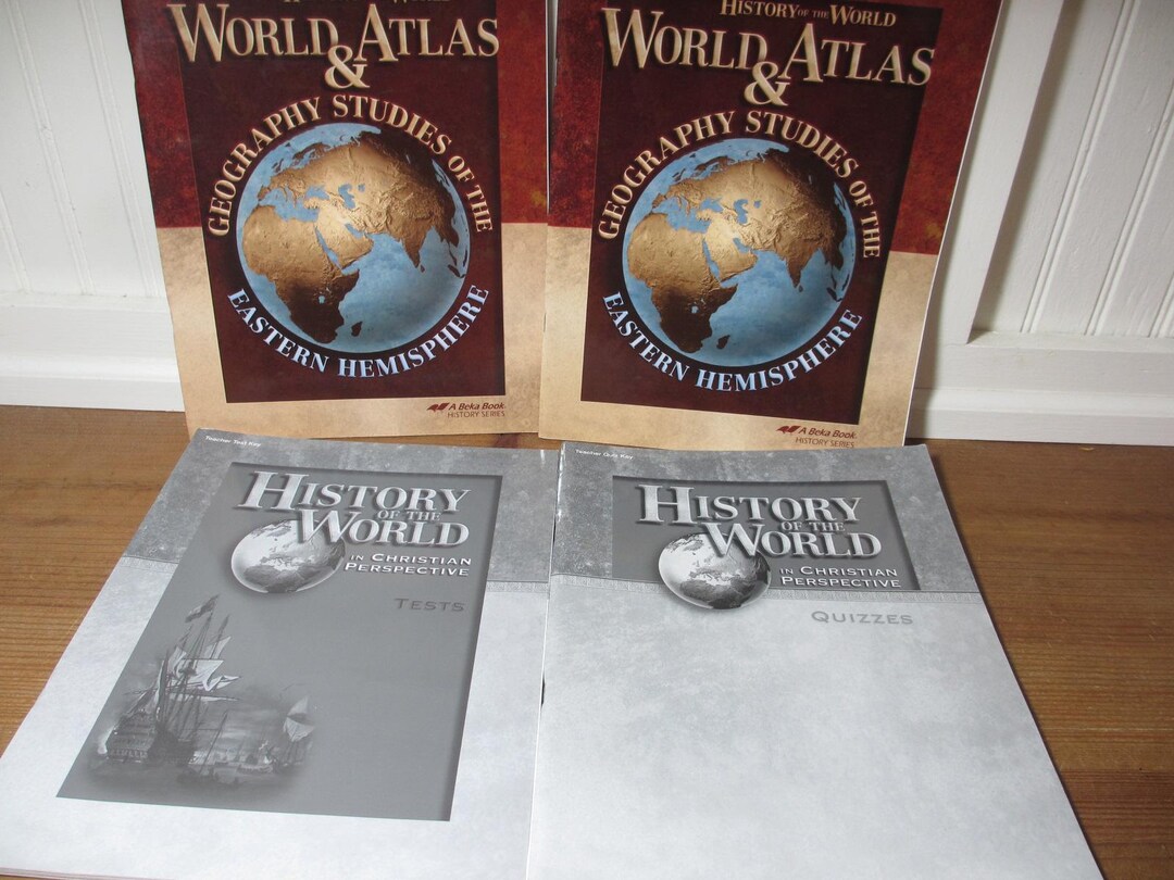 Abeka Books, Grade 7, History of the World & Geography Studies Books ...