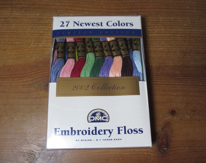 DMC 2002 Collection , 27 Newest Colors, Boxed Set Skeins, Destash, NOS ...