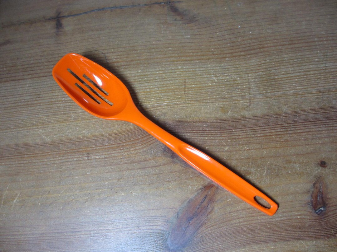 Foley Orange, Plastic / Nylon Slotted Spoon, 018UT - Etsy