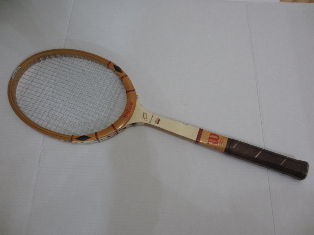 Vintage Wilson Tennis Racquet, Racket, Jimmy Conners Tournament 157CV ...