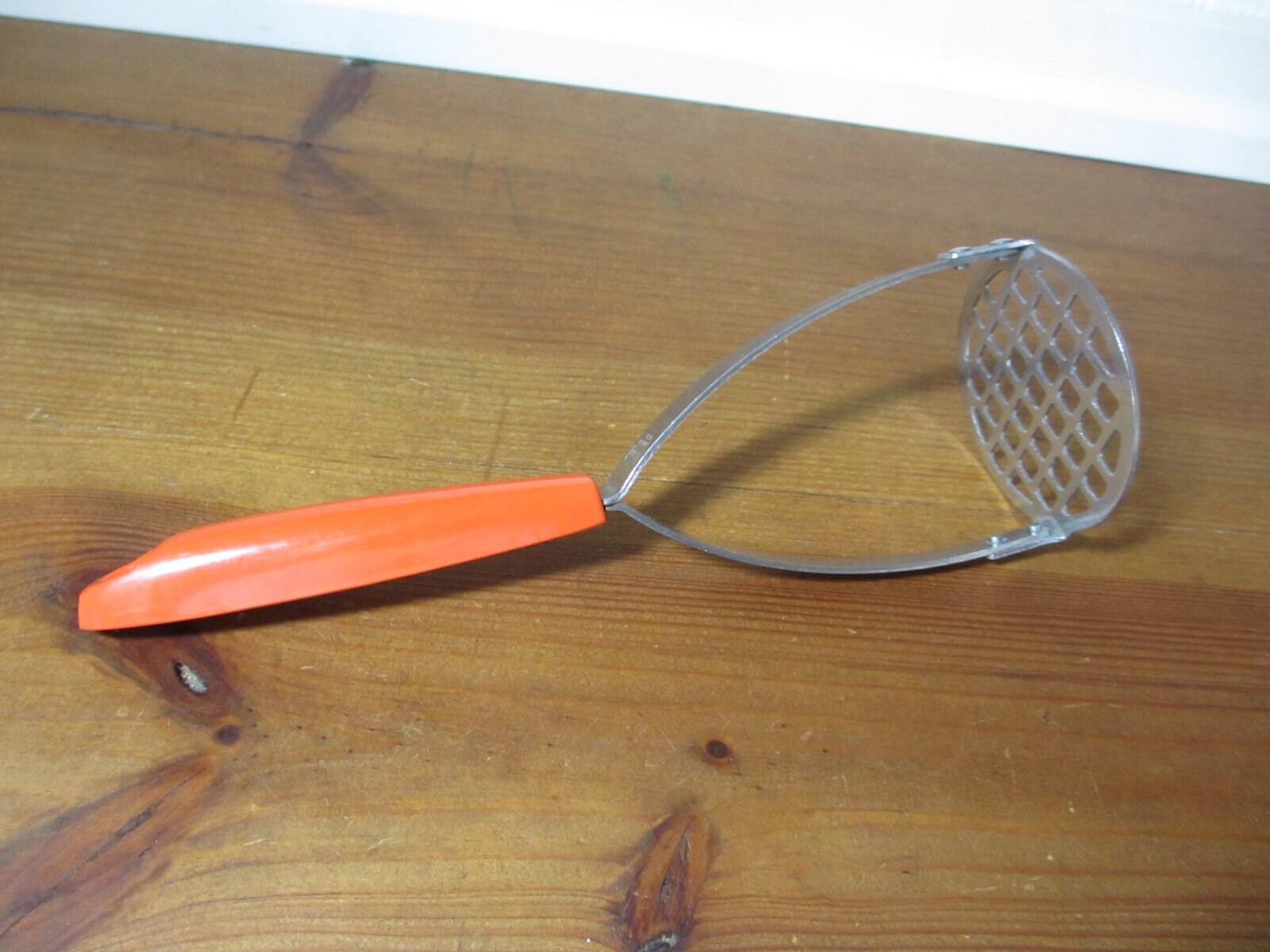 Sears Potato Masher With Orange Plastic Handle 019UT - Etsy