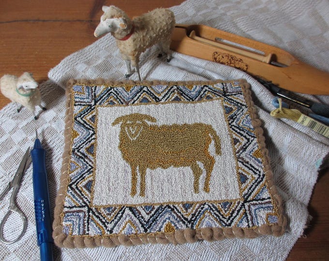 Simply Sheep Punch Needle Pdf/download PATTERN by the Farm Road DIGITAL ...