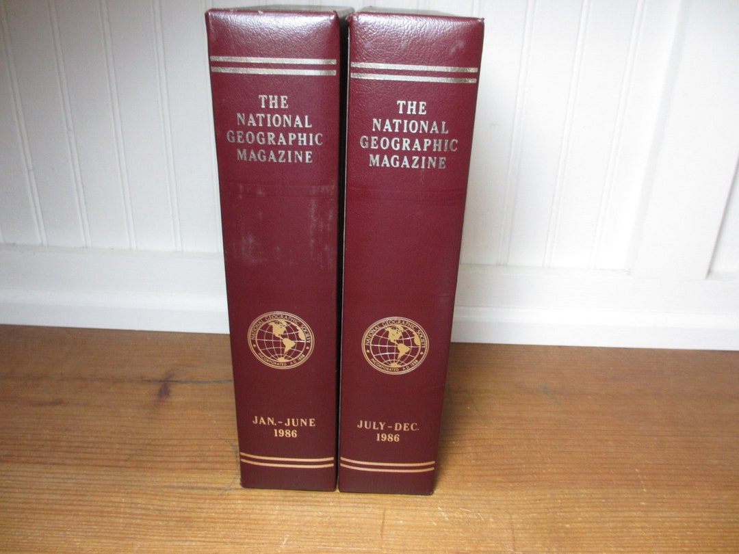 National Geographic 1986 Boxed Set of 12 Magazines BK136 - Etsy