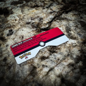 Gameboy Advance SP & Anbernic RG35XXSP Back Labels - Etsy