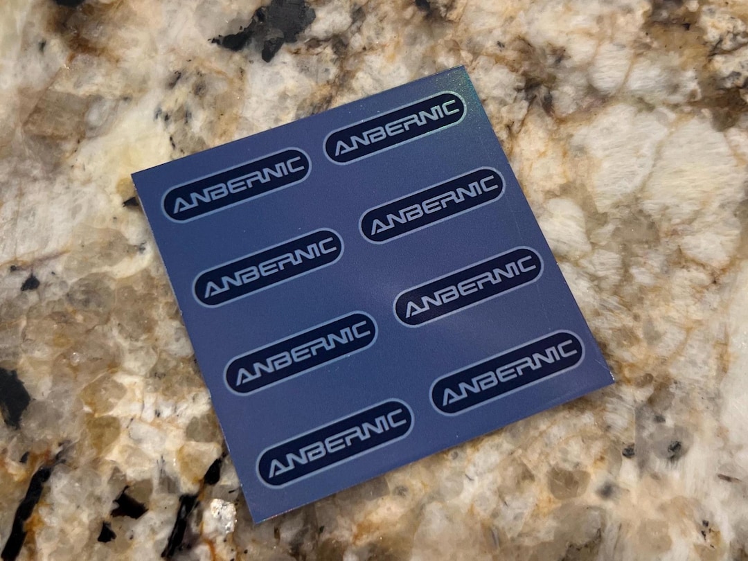 Anbernic RG35XXSP Custom GBA SP Styled Front Logo Badge Decal Sticker ...