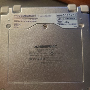 Gameboy Advance SP & Anbernic RG35XXSP Back Labels - Etsy