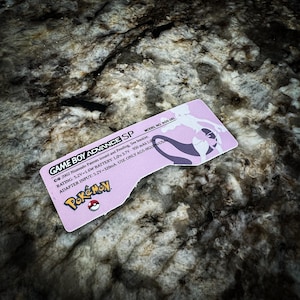 Gameboy Advance SP & Anbernic RG35XXSP Back Labels - Etsy
