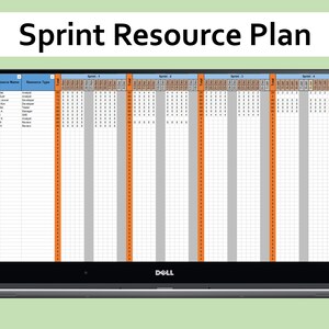 Capacity Planning Excel Templates Resource Planning Resource Matrix - Etsy