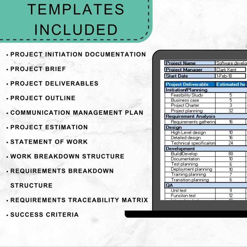 Project Initiation Template Beginner Planning Template Professional ...