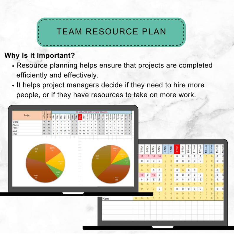 Project Planner Template Excel Sheet Work Planning Guide Team Timeline ...