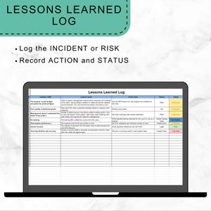 Lessons Learned Templates for Corrective Actions, Project Lessons ...