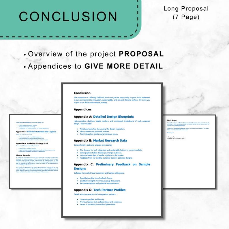 Business Proposal Templates for Sales Quotes, Quote Template, Editable ...