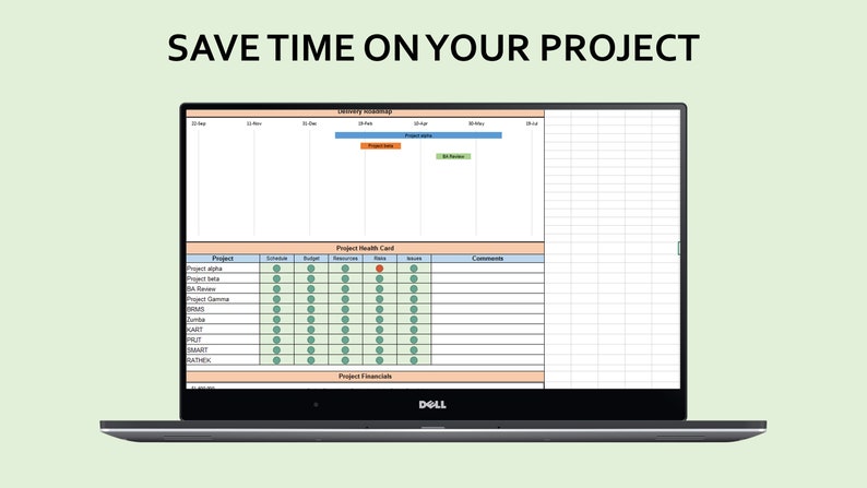 Project Monitoring Project Dashboard Portfolio Dashboard RACI RAID Log ...