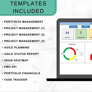 Excel Project Planner Task Management Spreadsheet Business Planning ...