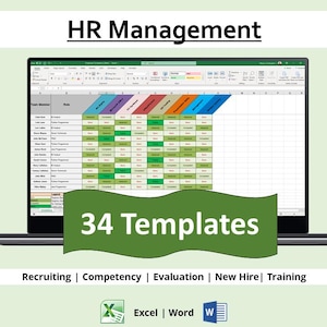 Training Tracker Spreadsheet, Excel Employee Training Matrix, HR ...