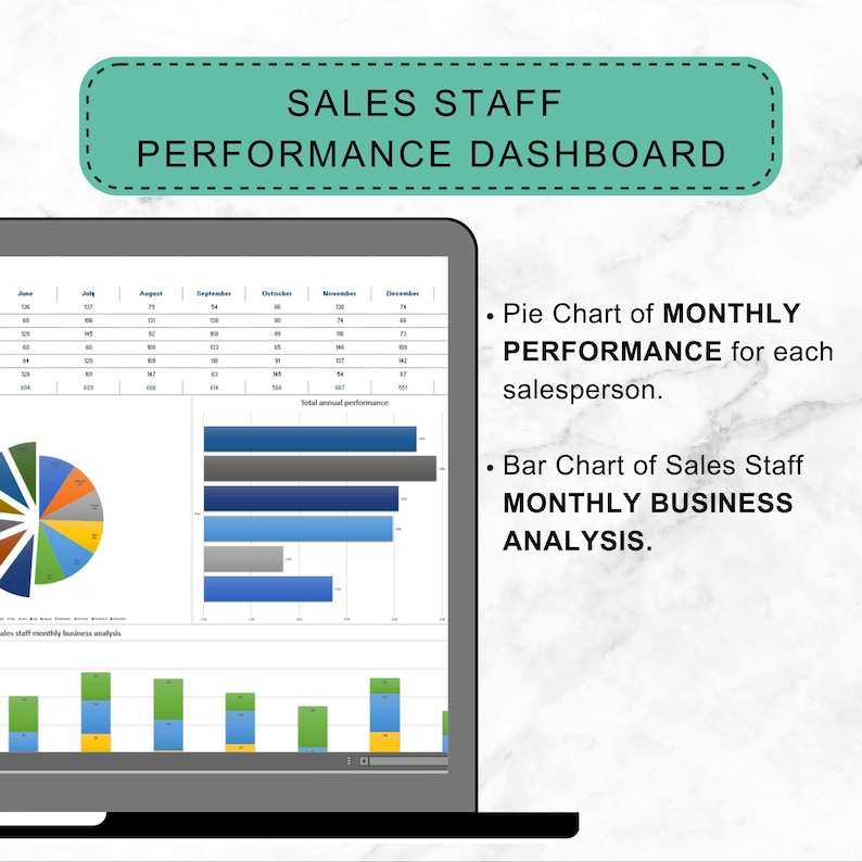 Sales Performance Excel Template, Spreadsheet for Lead Tracking - Etsy