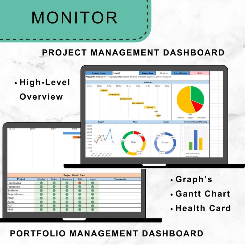 Excel Business Template Project Tracking System Project Management Kit ...