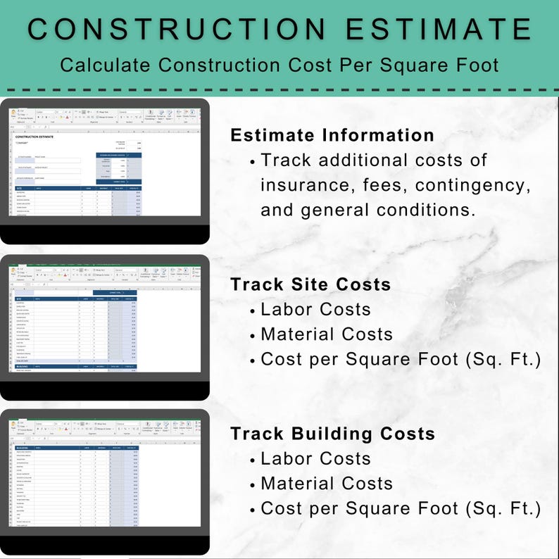 Construction Project Management Templates for Construction Tracking and ...