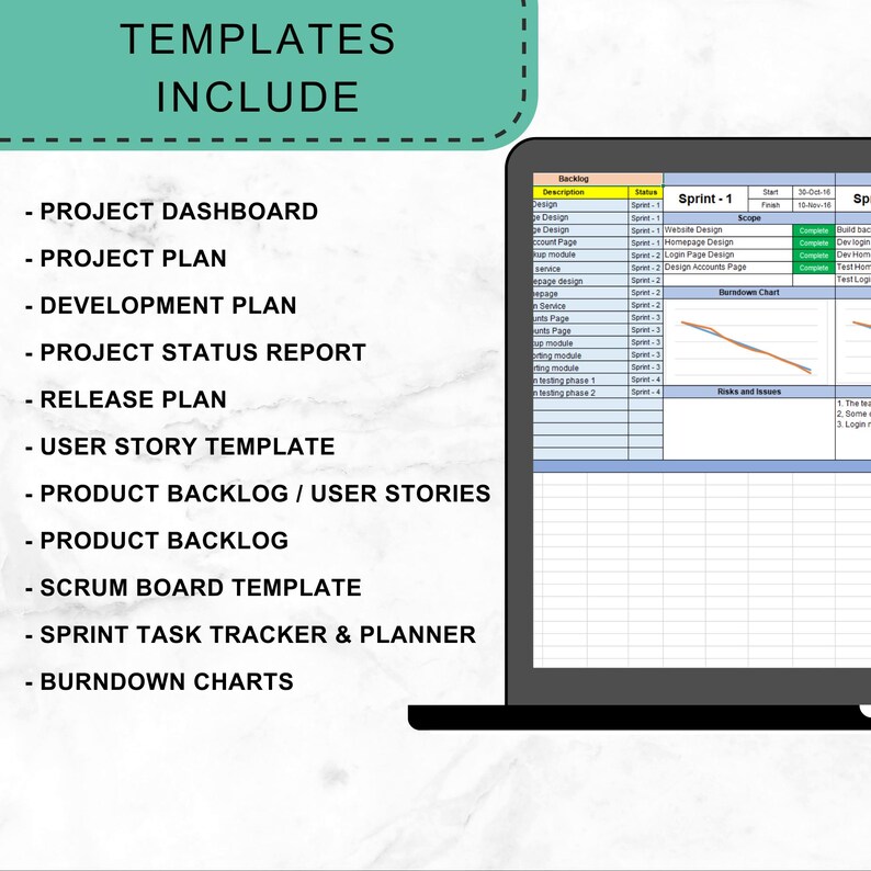 Agile Project Management With Agile User Story and Product Backlog ...