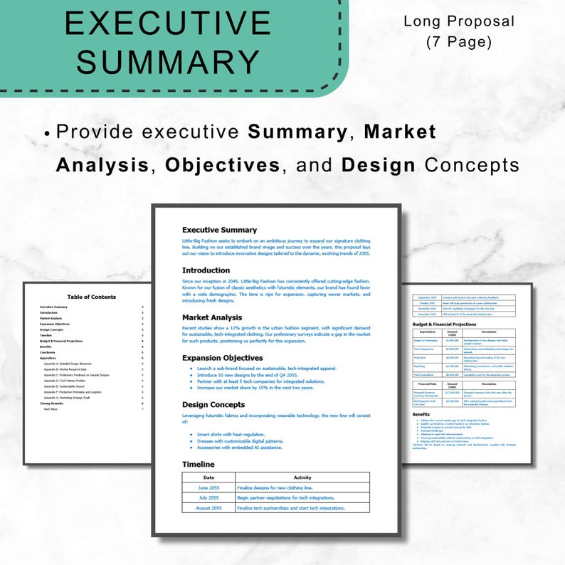 Business Proposal Templates for Sales Quotes, Quote Template, Editable ...