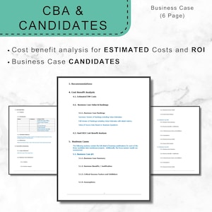 Business Case Templates, Business Case Review Report, Project ...