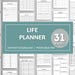 Life Planner Printable Bundle Goals for Life, Printable Bundle for ...