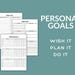 Life Planner Printable Bundle Goals for Life, Printable Bundle for ...