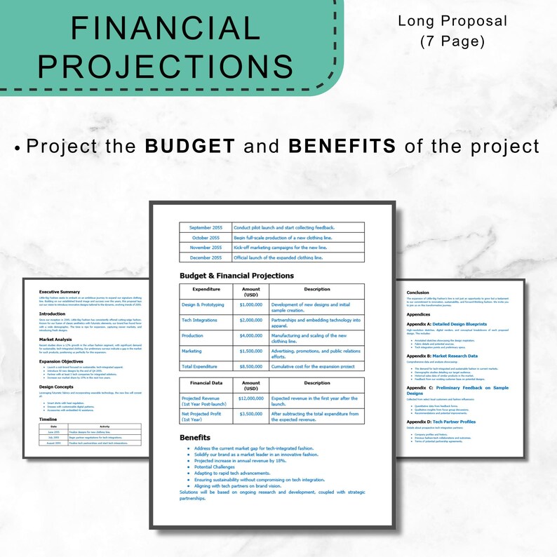 Business Proposal Templates for Sales Quotes, Quote Template, Editable ...