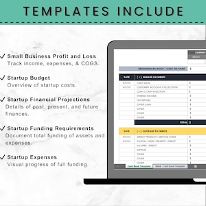 Startup Financial Planning Business Financial Template Start up ...