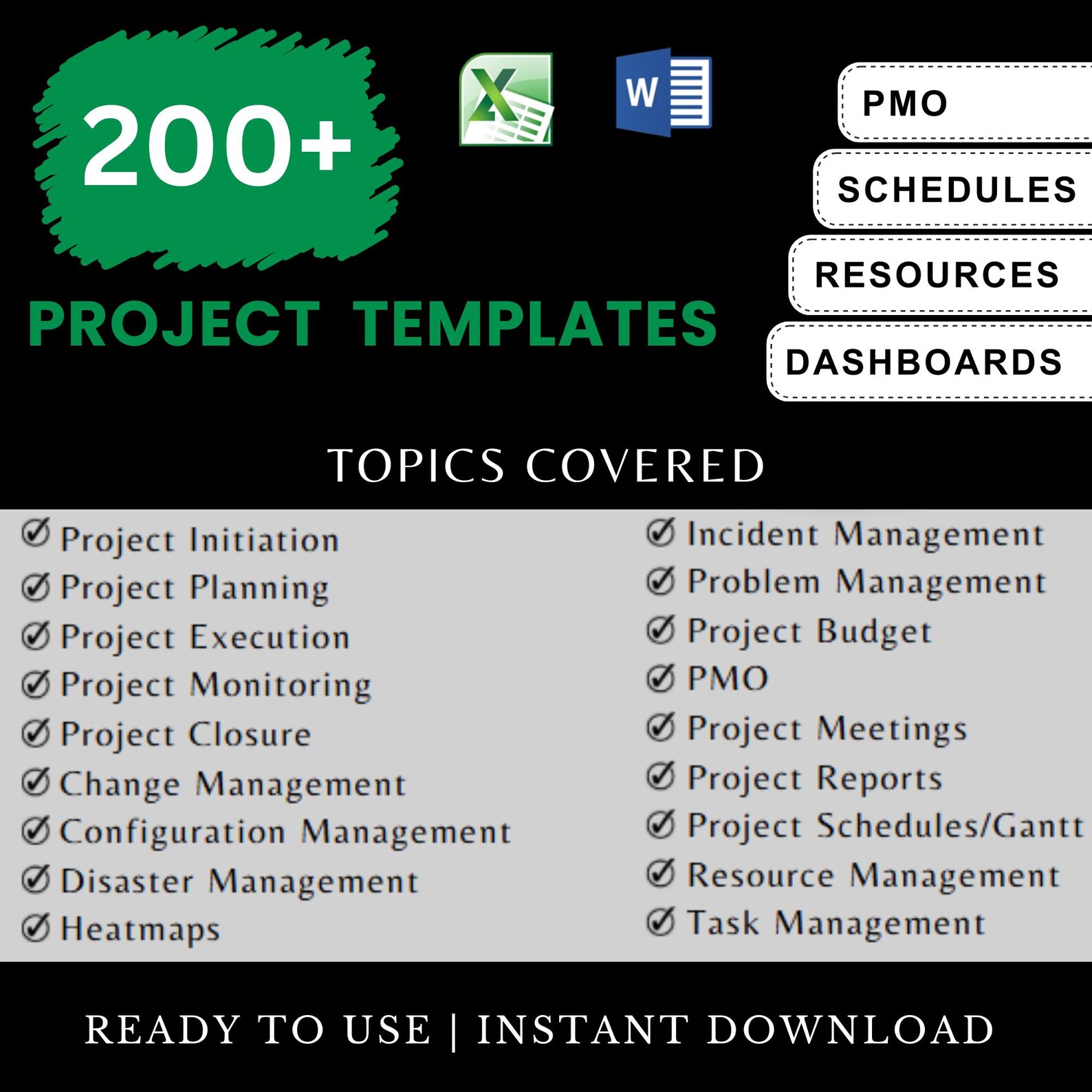 Project Management Toolkit | 900+ Pages, Templates (digital Download ...