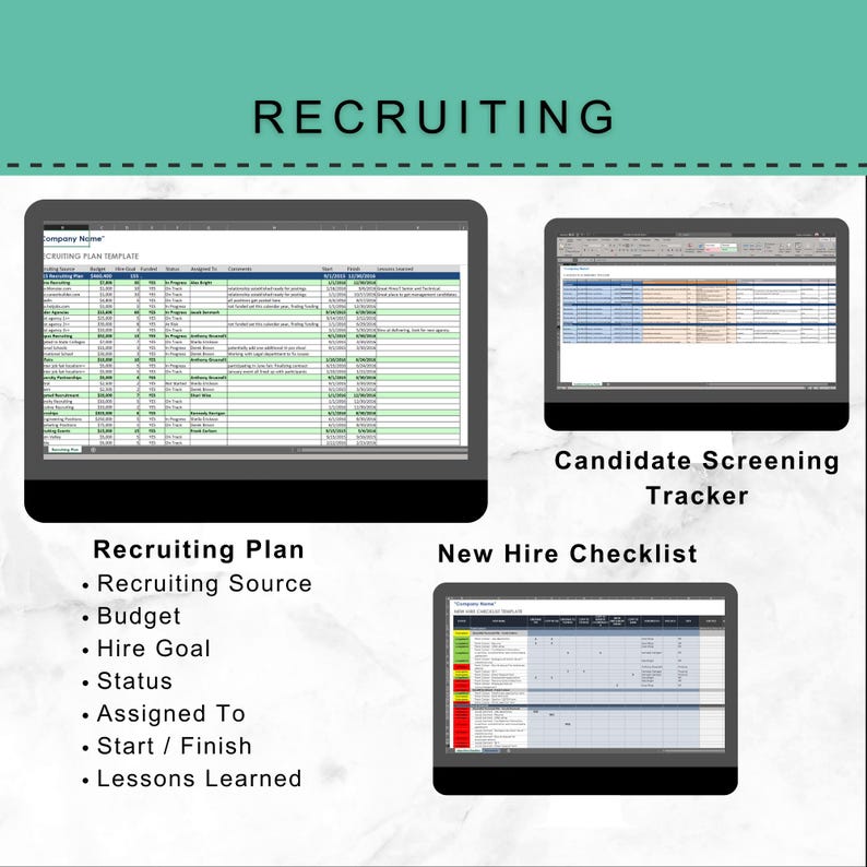 HR Management Template Bundle for Human Resources Management of HR ...