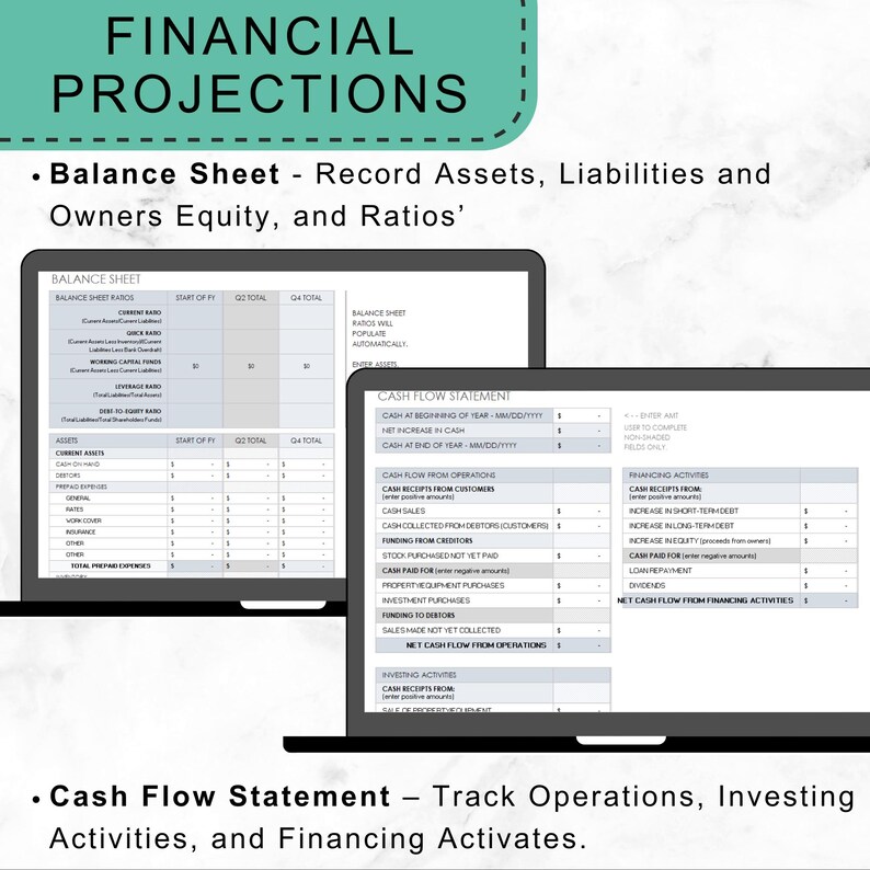 Startup Financial Planning Business Financial Template Start up ...