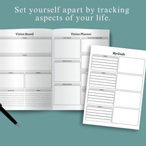 Life Planner Printable Bundle Goals for Life, Printable Bundle for ...