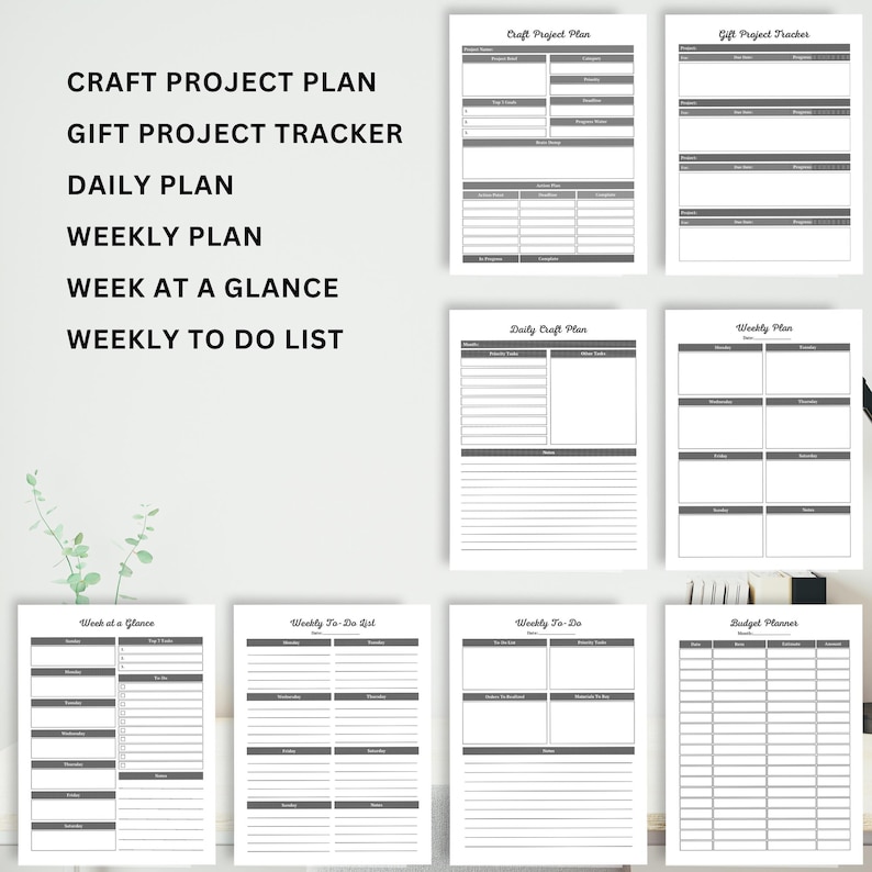 Craft Planner Craft Project Binder Online Craft Planning Craft Show ...