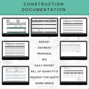 Construction Project Management Templates for Construction Tracking and ...