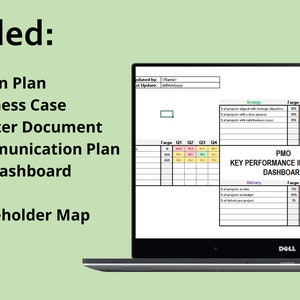 PMO Template Bundle , Project Management Office , KPI Dashboard ...