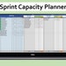 Capacity Planning Excel Templates Resource Planning Resource Matrix - Etsy