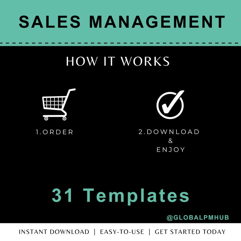 Sales Management Templates for Client Tracker, Lead Tracker, Sales ...