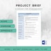 Project Initiation Template Beginner Planning Template Professional ...