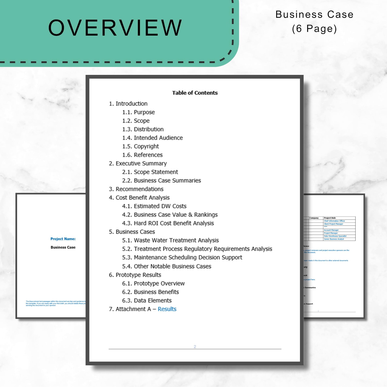 Business Case Templates, Business Case Review Report, Project ...