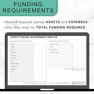 Startup Financial Planning Business Financial Template Start up ...
